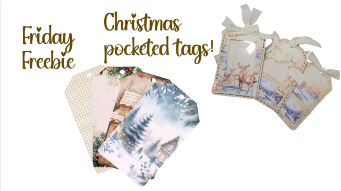 Friday Freebie 5! Making a two sided pocketed tag with acetate twist ...