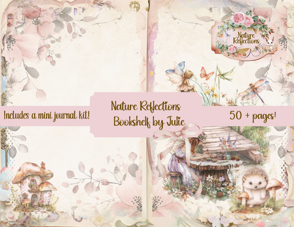 Bookshelf By Julie Shop – Digital Journal Kits – Julie Worthington
