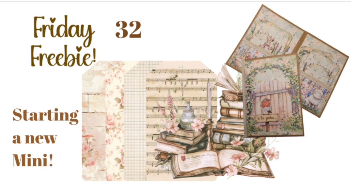 Friday Freebie 32!!! Starting a new mini journal with a 3 page freebie ...